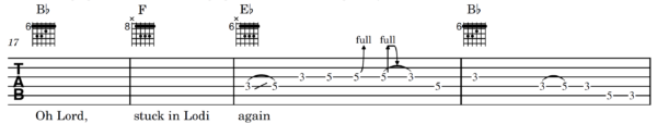 How to play Lodi, Creedence Clearwater Revival – The Smelly Tele
