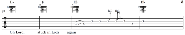 How to play Lodi, Creedence Clearwater Revival – The Smelly Tele